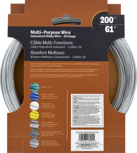 122060 200' 16G GALV Wire, No Size, Silver, 200 Foot 313024926950| eBay