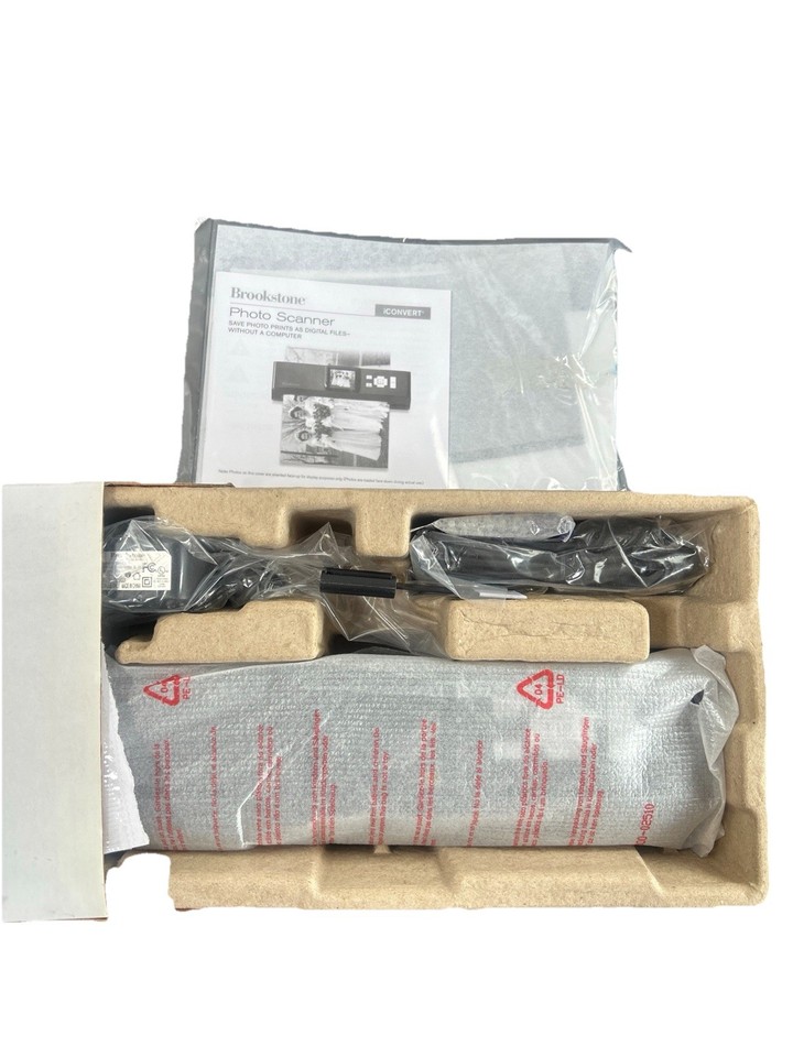 Brookstone iConvert Photo Scanner w/Original Box Save Photos w/out ...