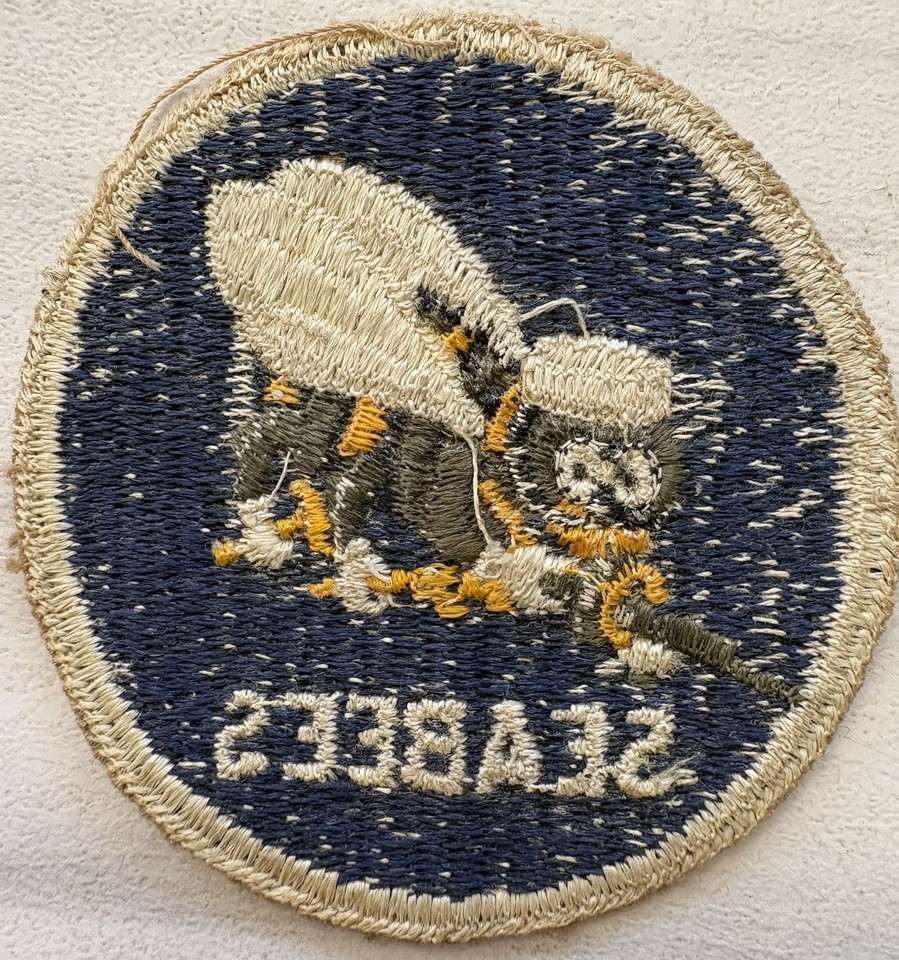Vintage WWII USN US Navy Seabees Patch | eBay