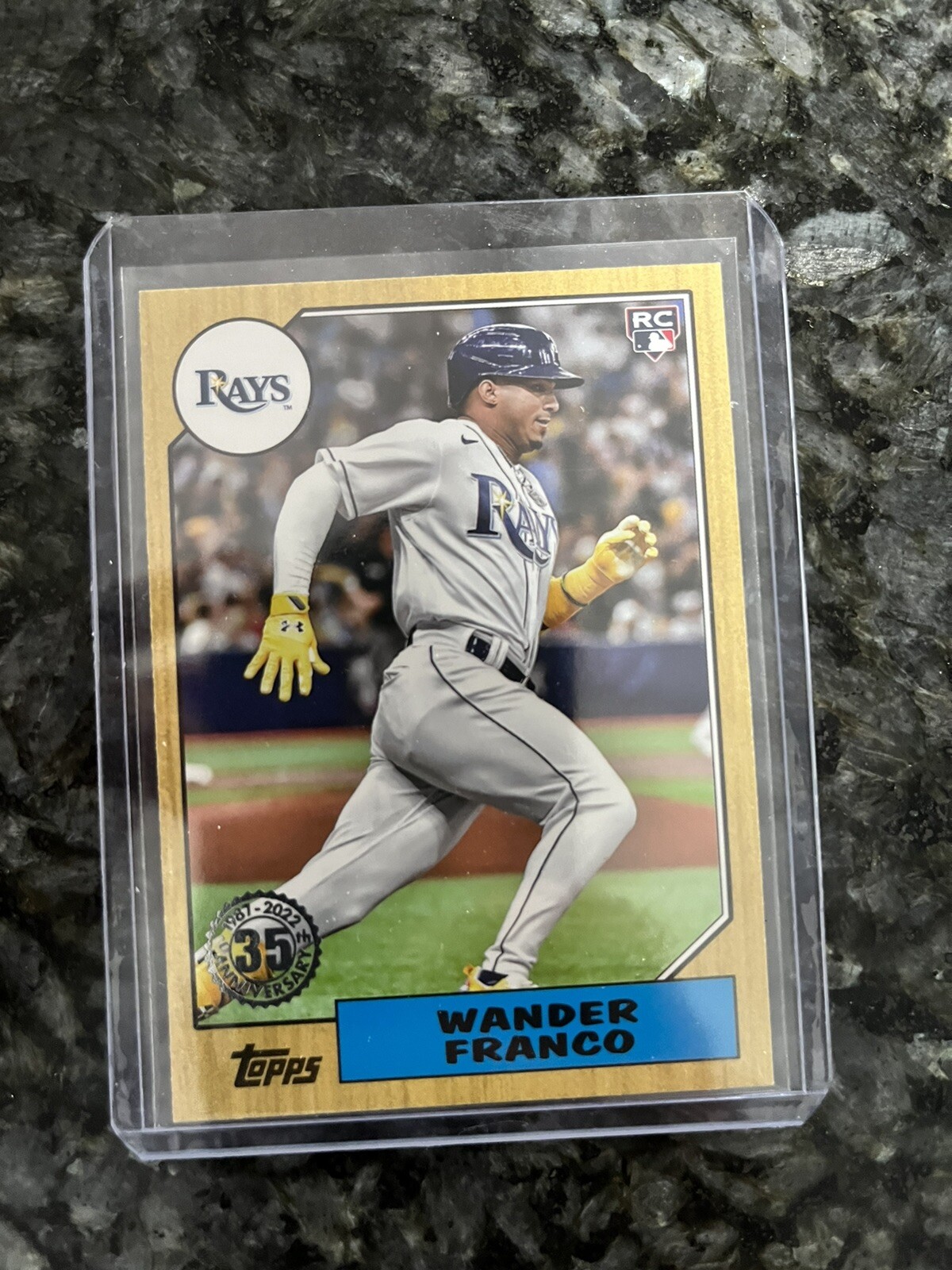 2022 Topps Series 2 Wander Franco 35th Anniversary Rookie Card #87TB-1 ...
