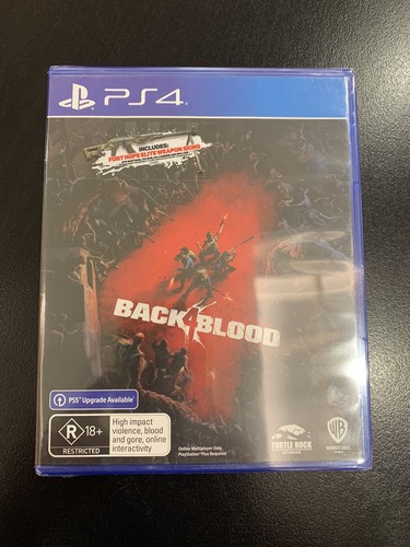 Back 4 Blood NEW SEALED PS4 SONY includes Fort Hope Weapon Skins PS5 ...