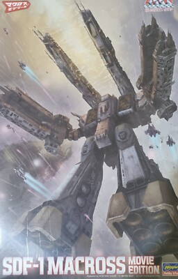 Brand New Hasegawa 1/400 Macross SDF-1 Movie Edition Plastic Model Kit ...