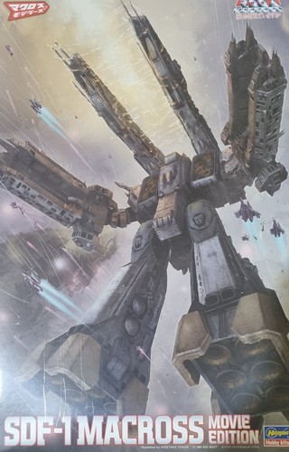 Brand New Hasegawa 1/400 Macross SDF-1 Movie Edition Plastic Model Kit ...