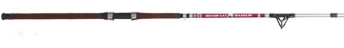 BnM SILVER CAT MAGNUM 10' CATFISH SPINNING ROD CRAPPIE POLE MAG10S B&M ...