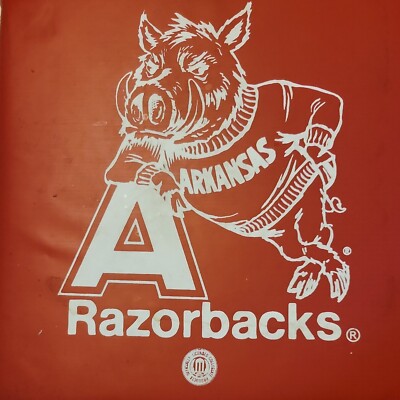 1970s Vintage Arkansas Razorbacks Wild Hogs Stadium Padded Seat Cushion ...