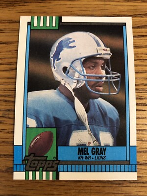 Mel Gray 1990 Topps Detroit Lions #356 *4055* | eBay