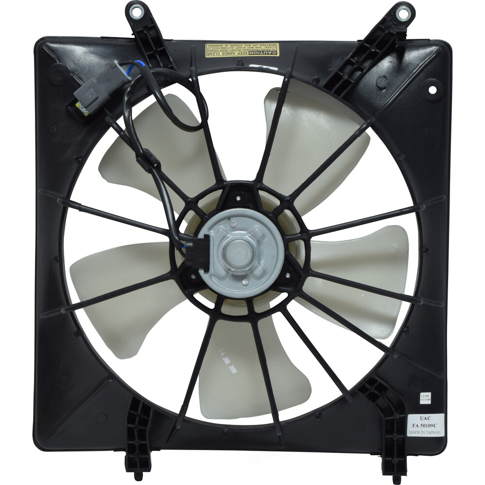 UAC FA50109C Cooling Fan, Clutch and Motor - Engine Cooling Fan ...