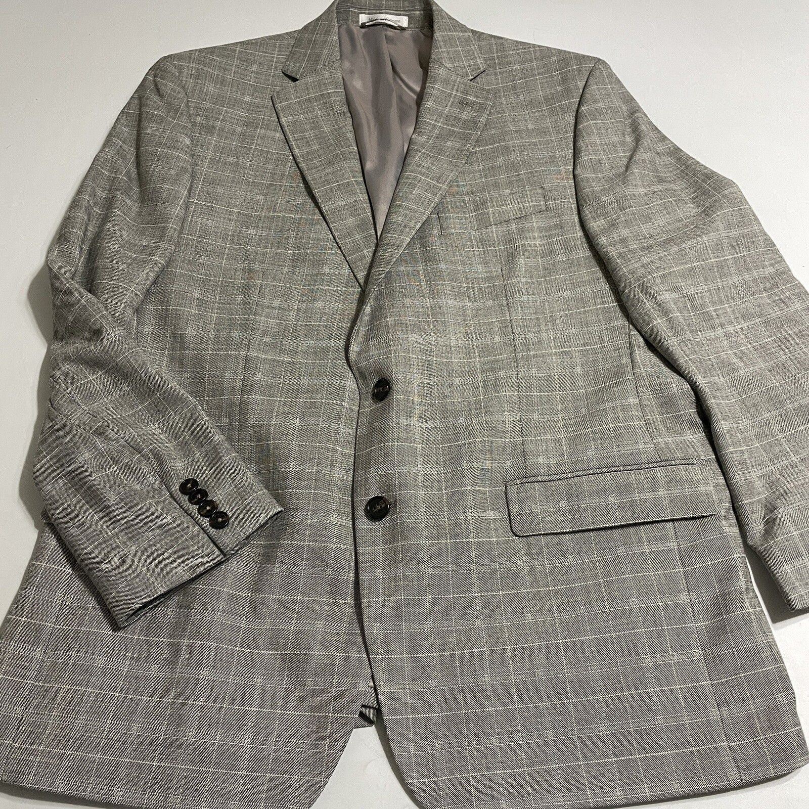 Lauren Ralph Lauren Mens Window Pane Check Gray Blaze… - Gem