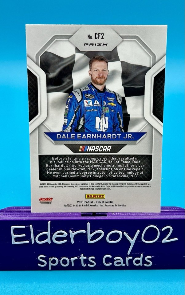 Dale Earnhardt Jr Checkered Flag Case Hit 2021 Panini Prizm Racing ...