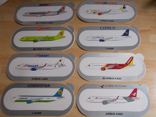 9 Stickers Airbus A320 | eBay