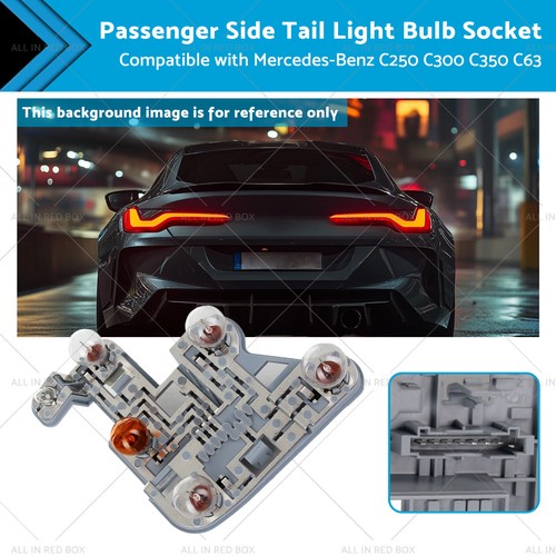 Passenger Side Tail Light Bulb Socket Suitable for Mercedes-Benz C250 ...