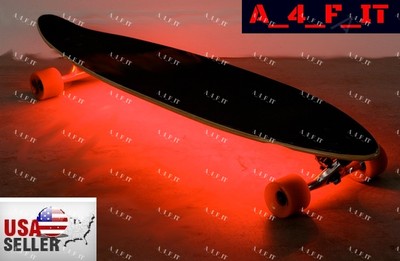 Multi-COLOR LED Ground Lights for Longboard Skateboard Scooters ...