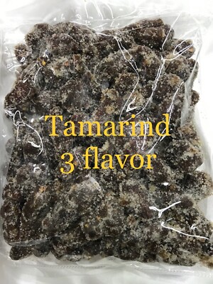 DRIED TAMARIND 3 FLAVOR 1 KG NATURAL FRUIT THAI SNACK FOOD DELICIOUS ...
