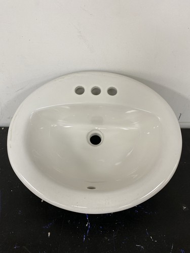 PROFLO PF20174WH Rockaway Oval Vitreous China Sink - White | eBay