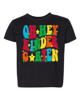 Oh Hey Kindergarten Coin Star Green Pipe Toddler Crew Graphic TShirt | eBay