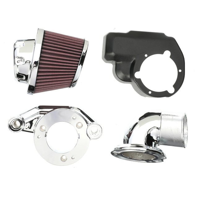 Genuine 29400263 Harley-Davidson Heavy Breather Air Cleaner Black for ...