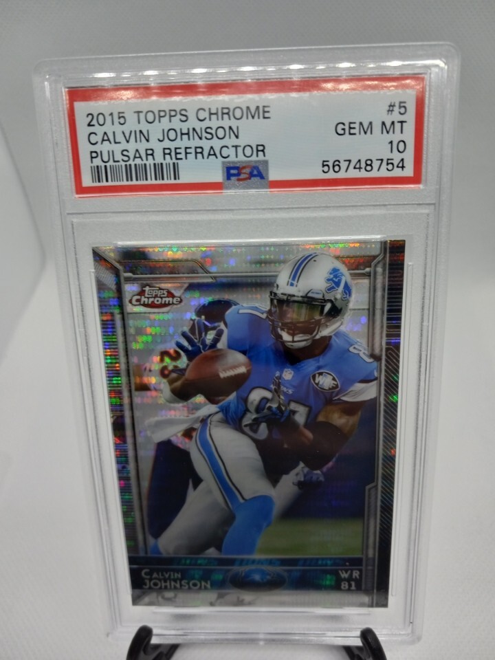 2015 Topps Chrome - Refractor #5 Calvin Johnson for sale online | eBay