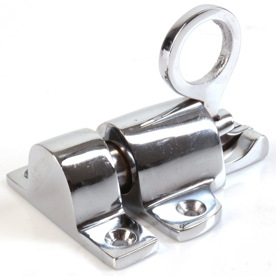 CHROMED BRASS LATCH High Quality Door Sprung Attic Loft Ceiling Hatch ...