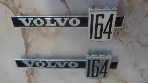 vintage volvo 1967 1968 1969 1970 1971 1972 164 fender emblem badge ...