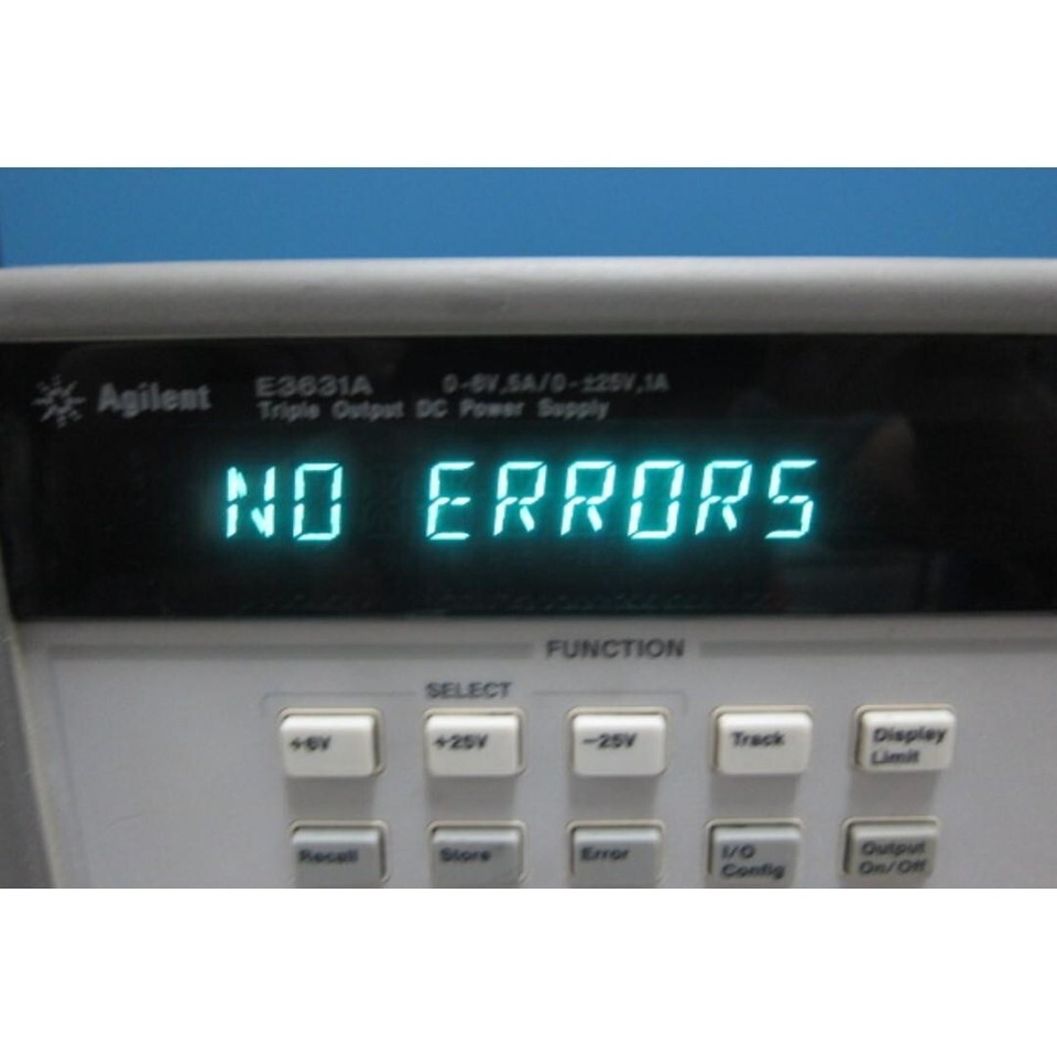 Agilent/Keysight E3631A 80W Triple Output Power Supply, 6V, 5A & ±25V ...