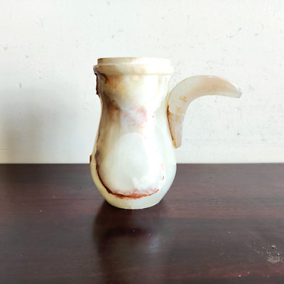 Vintage Onyx Tea Service Alabaster Marble Tea Pot Decorative ...