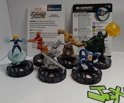 Heroclix FANTASTIC FOUR Cosmic Clash 001-006 Starter Set w/Campaign Rules | eBay