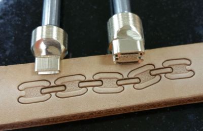 Chain Leather Crafting Stamp Tool Crafts Brass Saddle Making Stamps | eBay