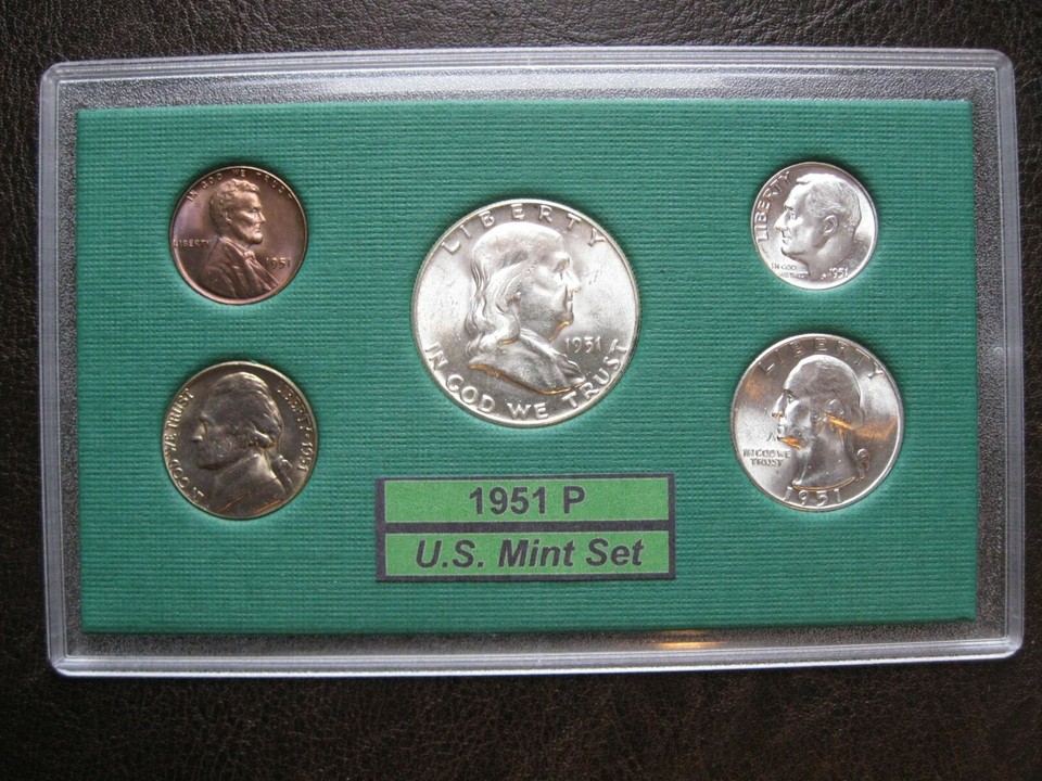 1951 P US Silver Mint Set Brilliant Uncirculated! | eBay