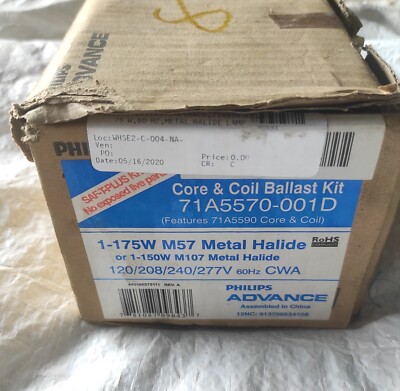 KIT BLAST, ADVANCE 75W, 60HZ, METAL HALIDE LAMP, (71A5570-001D) | eBay