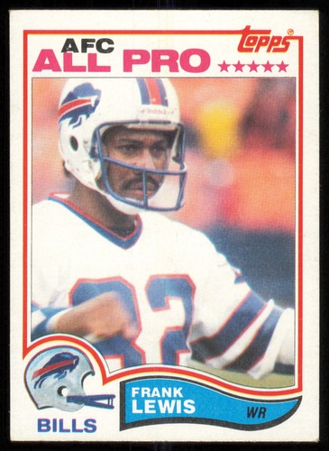 1982 Topps Football #30 Frank Lewis Buffalo Bills | eBay