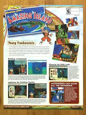 Amazing Island Gamecube 2004 Vintage Print Ad/Poster Official Nintendo ...