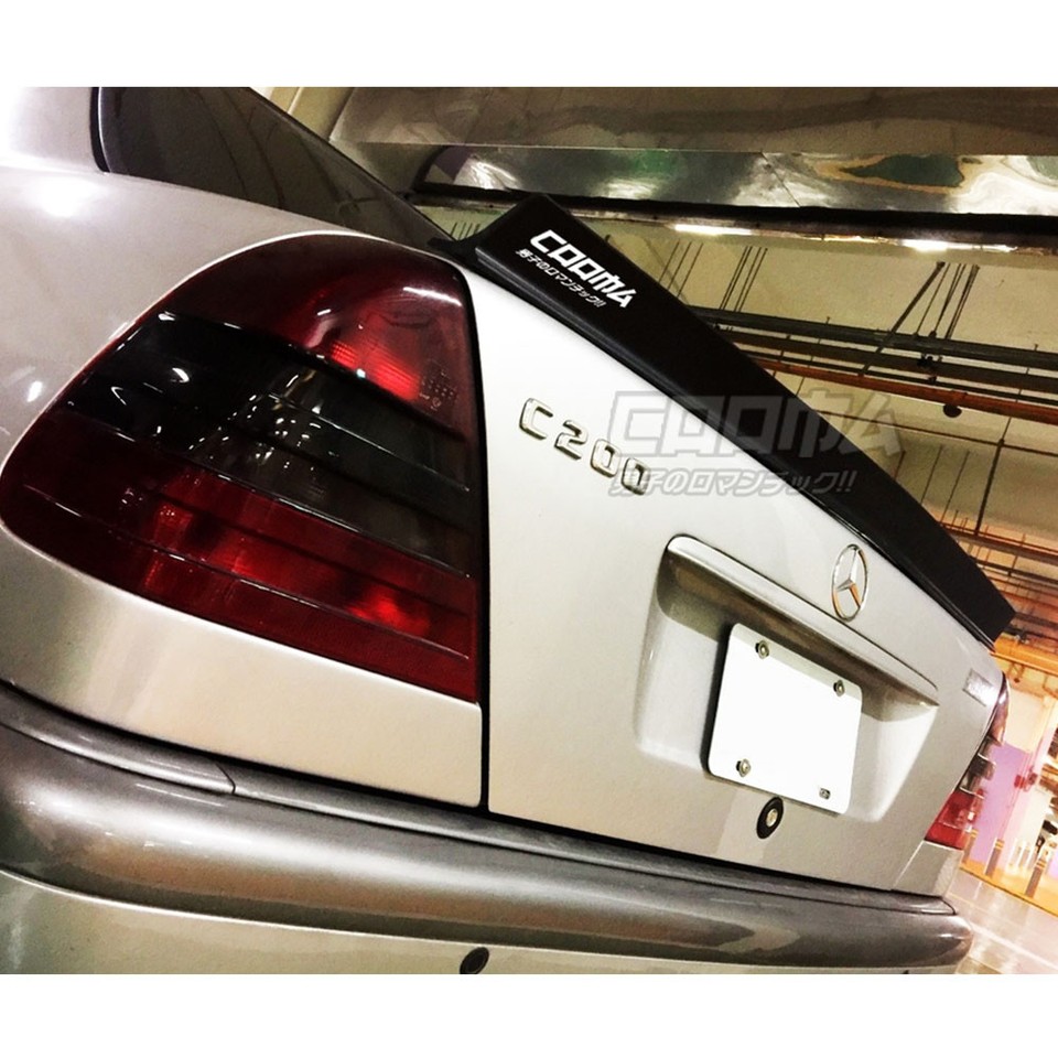 UNPAINTED PUF For Mercedes BENZ W202 sedan L Look Rear Trunk spoiler ...