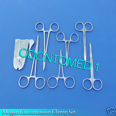 6 Pieces Mogan Circumcision Clamp Set OB-GYN UroIogy Surgical ...