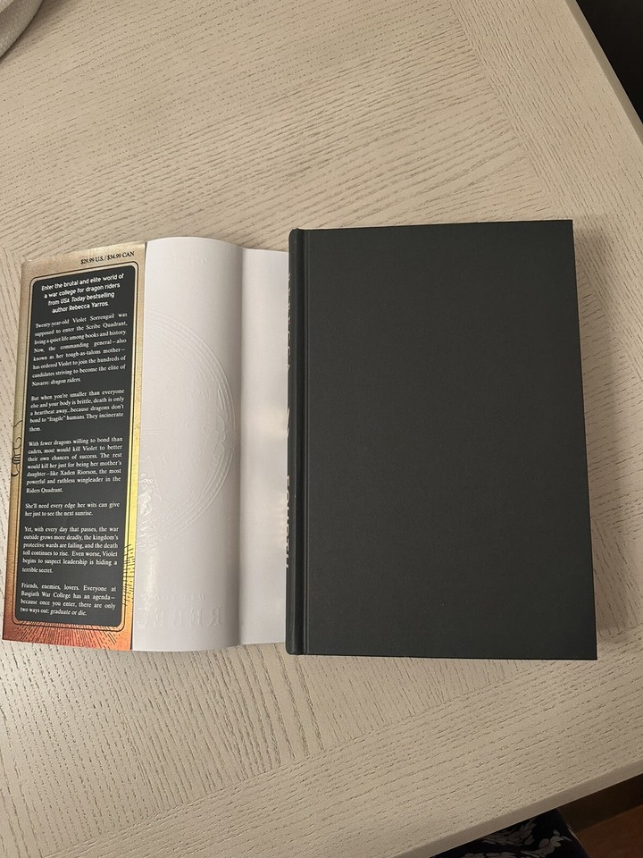 Fourth Wing by Rebecca Yarros - 1st First Edition Sprayed Edges ...
