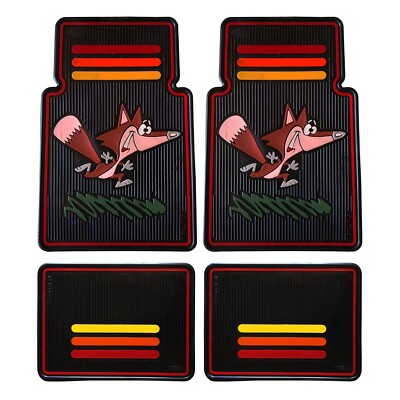 Universal Fit Car Truck Front & Rear All Weather Rubber Floor Mats ...