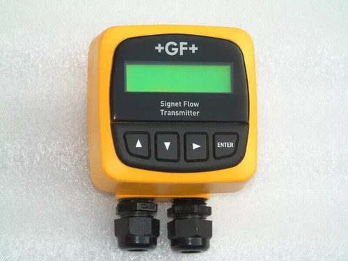 +GF+ SIGNET FLOW TRANSMITTER DIGITAL DISPLAY LIQUID MAGNETIC FLOW METER ...