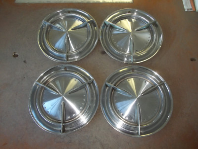 1960 60 Pontiac Hubcap Rim Wheel Cover Hub Cap 14" SPINNER OEM USED Y4 ...
