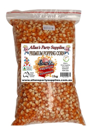 Popping Corn, 1kg Bag Premium 100% Australian Grown Popcorn Kernels ...