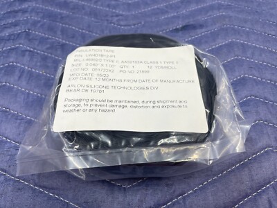 Arlon LW401B12-P1 Military Silicone Self Fusing Insulation Tape .04"x1 ...