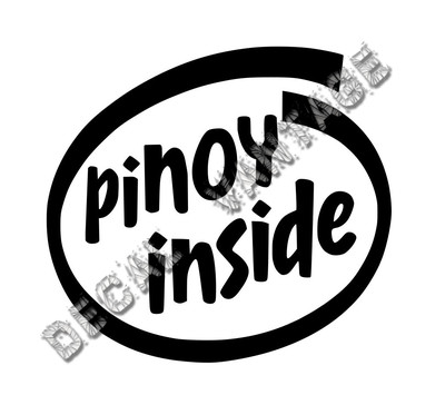 Pinoy Inside Vinyl Sticker Decal Philippines Filipino JDM - Choose Size ...