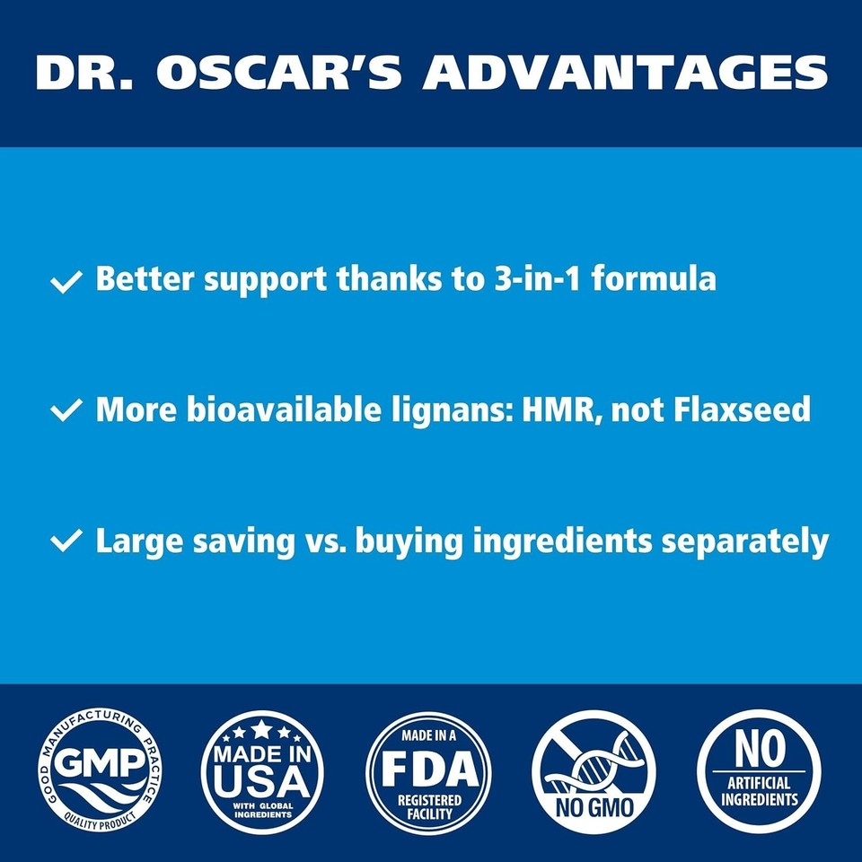 HMR Lignans and Melatonin for Dogs with Cushings. Superior 3in1 Formula ...
