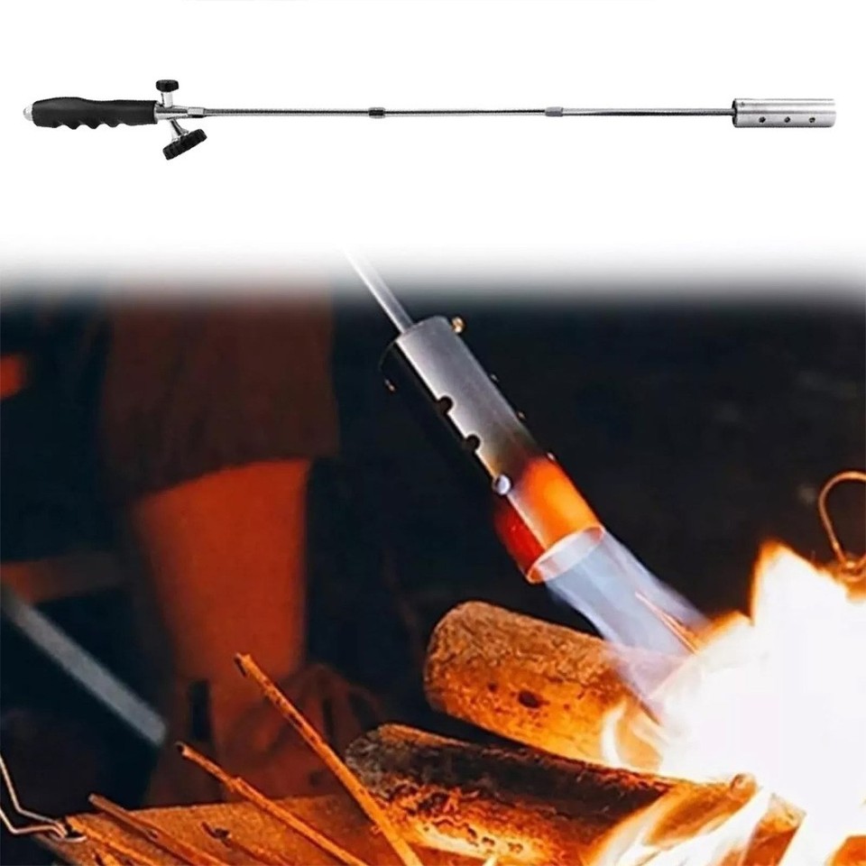 Long Arm Burner Weed Torches Flamethrower Blow Torch with Flame Control ...