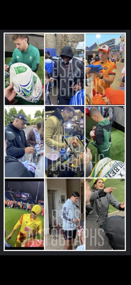 SAM UNDERHILL - BATH & ENGLAND RUGBY SIGNED A4 DISPLAY MOUNT +COA | eBay UK