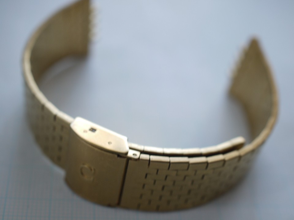 Omega Speedmaster LCD Stainless Steel-Gold Plat Bracelet End 22mm (no ...