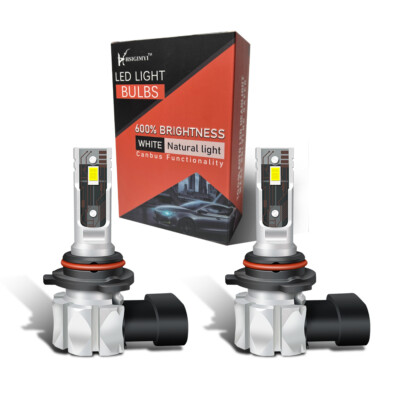 Kit 2PCS 9005/HB3/H10 Bulb Cool White High/Low Beam Conversion For D16 ...