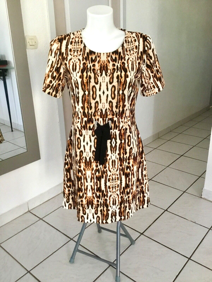 Robe imprimé animal Taille 38/40 | eBay