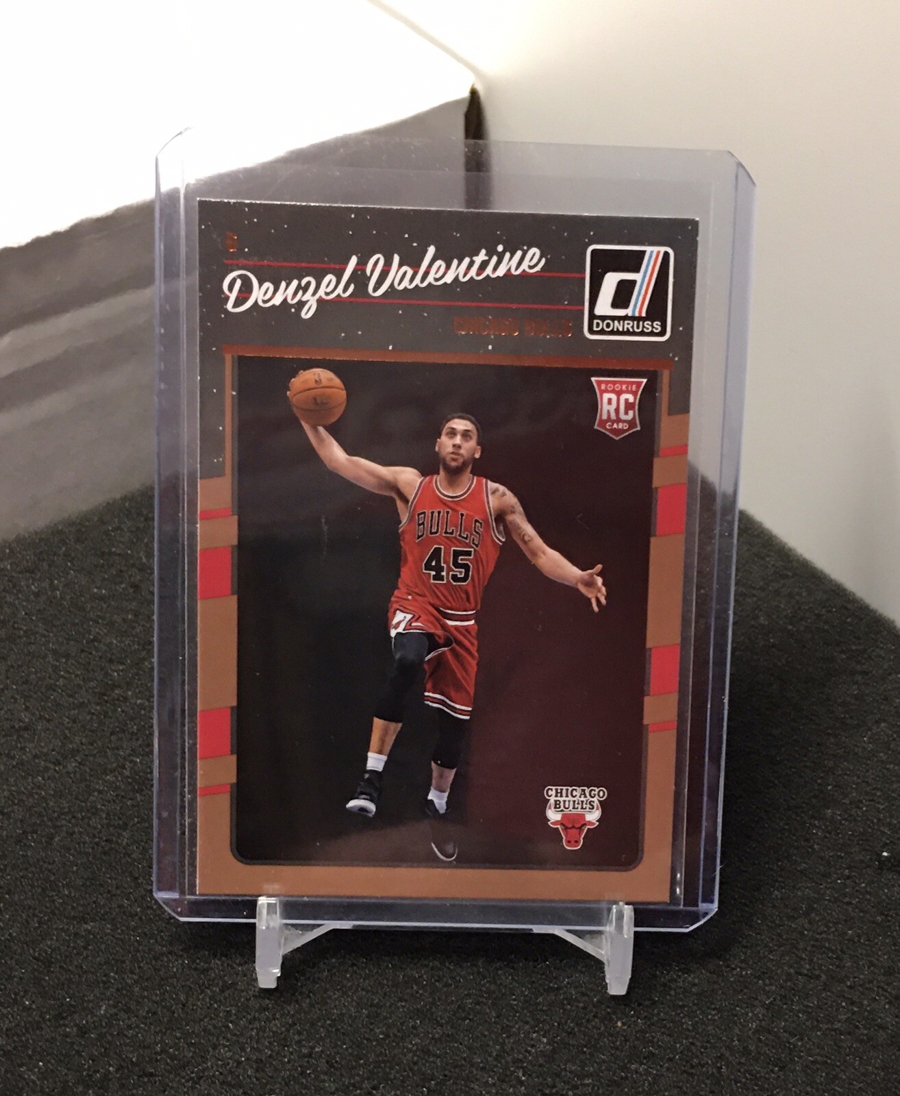 Denzel Valentine Rookie 2016-17 Donruss card 163 Chicago Bulls RC | eBay