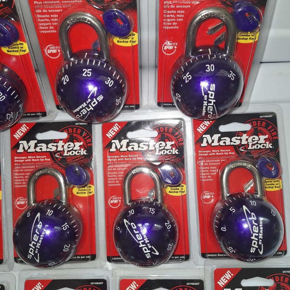 Vintage 2004 Master Lock Sphero By Master 2076DAST Smooth Spin ...