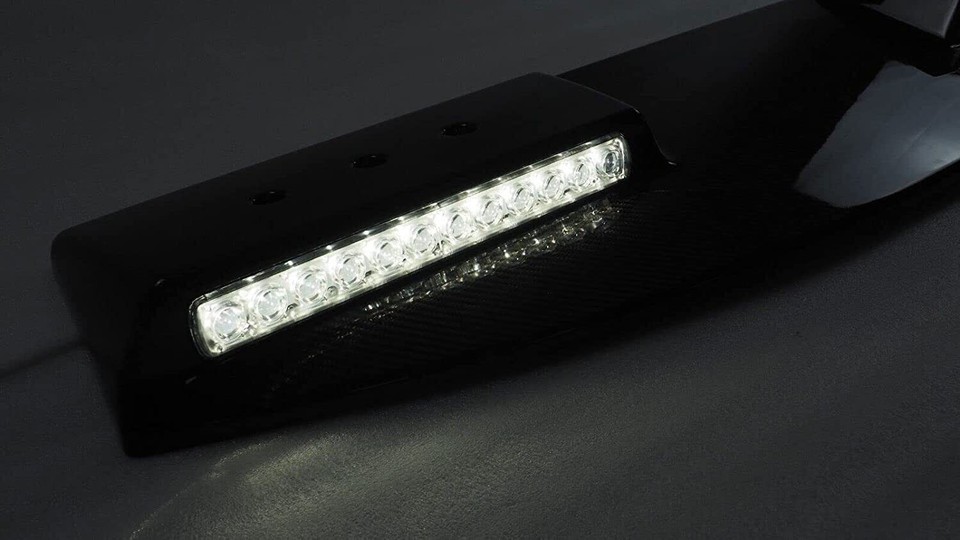 GLOSS BLACK ROOF TOP LIGHT BAR with LED DRL for LAND ROVER DEFENDER 90 ...