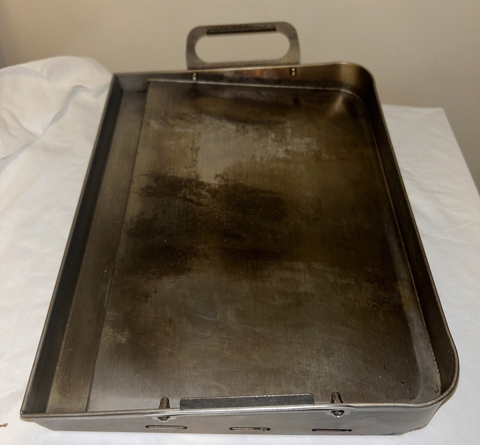 Stainless Steel 12x16 Universal Flat Top Griddle Insert w/Universal ...